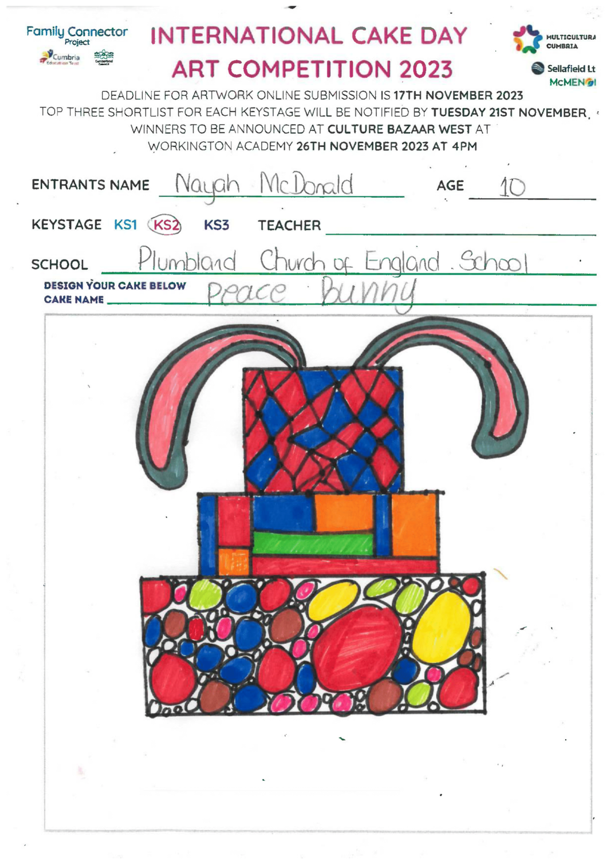 International Cake Art Competition 2023 - Multicultural Cumbria